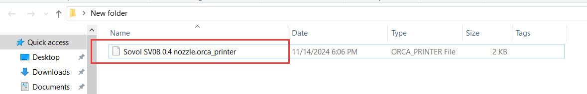 SV06 ACE Orcaslicer import configuration file (Windows) | Sovol 3D ...