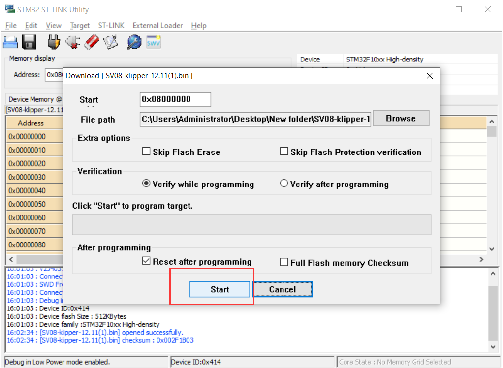 How to burn firmware to the motherboard/adapter board | Sovol 3D ...