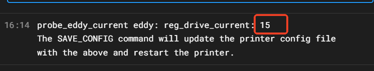 Eddy current sensor error message types | Sovol 3D Printer Wiki